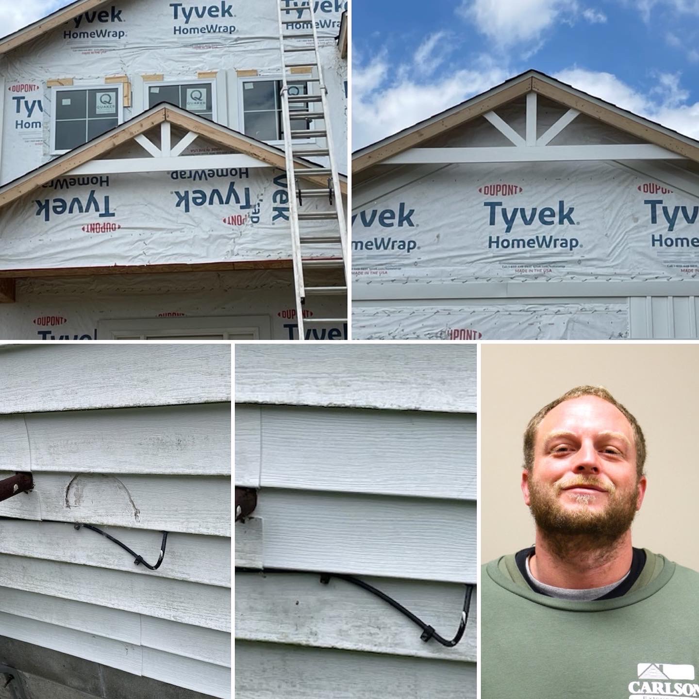 Nathan has repaired a decent amount of small siding damages and ...